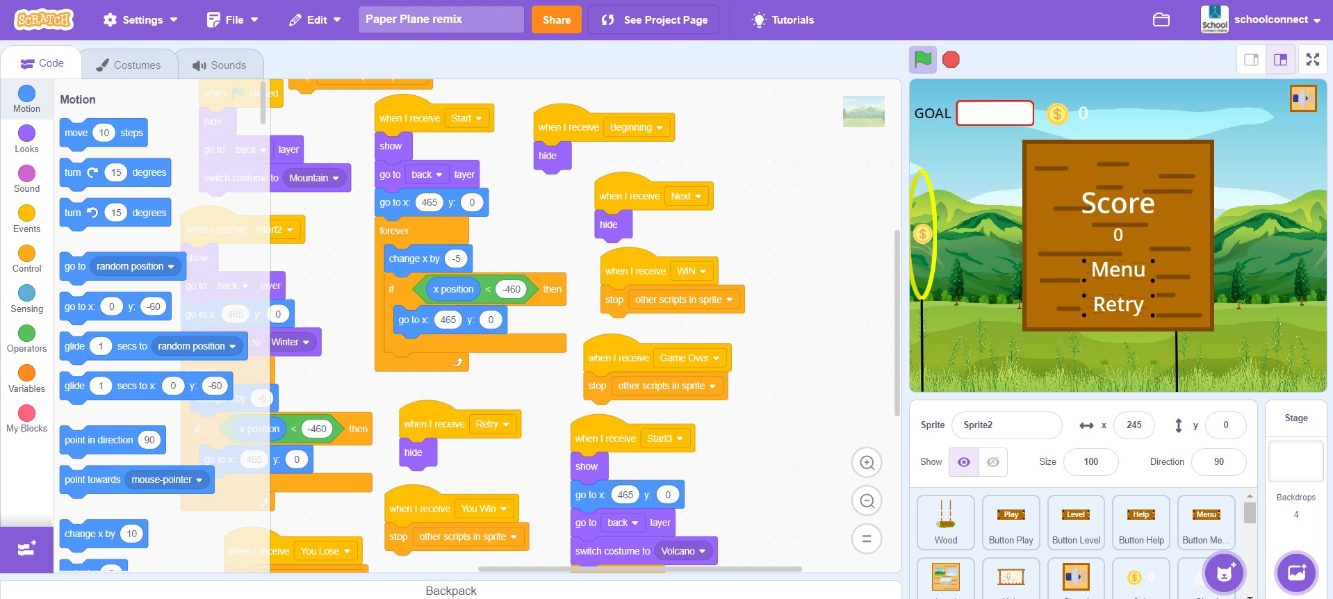 STREAM Project program for SCRATCH